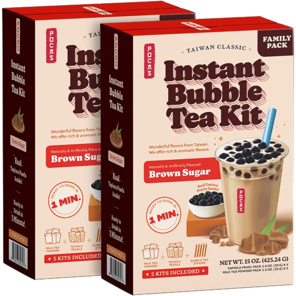 Fusion Select Berrilious Authentic Bubble Tea Kit Extra Rich (5 Packs ...