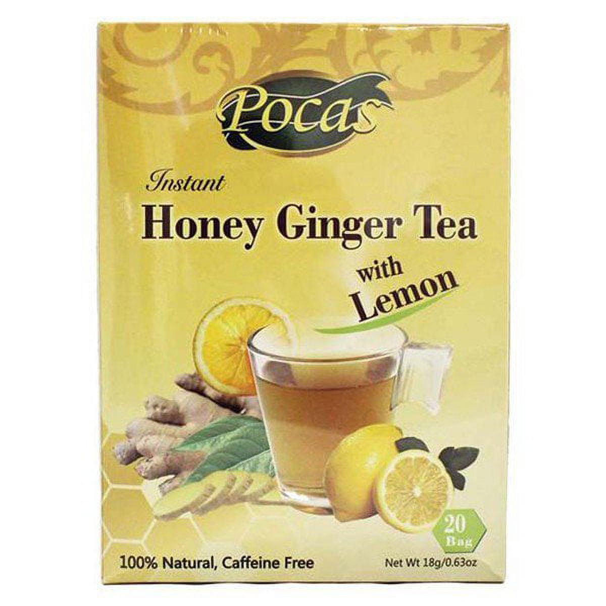Pocas Honey Ginger Tea with Lemon (20 Bags) - Walmart.com