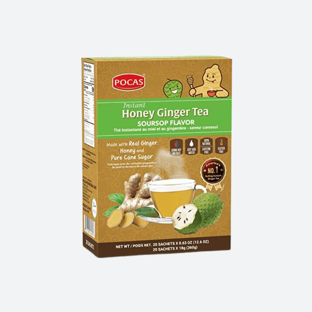 Pocas Instant Honey Ginger Tea-Soursop Flavor-360g-Good And Authentic ...