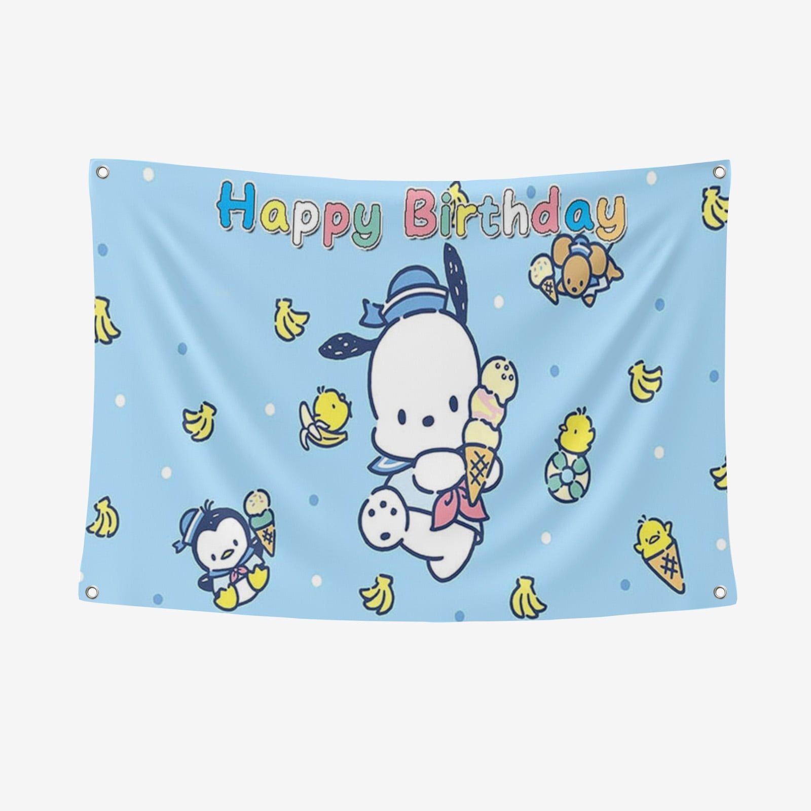 Pochacco 3.28*4.92FT/100*150CM Banner Background Backdrop - Walmart.com