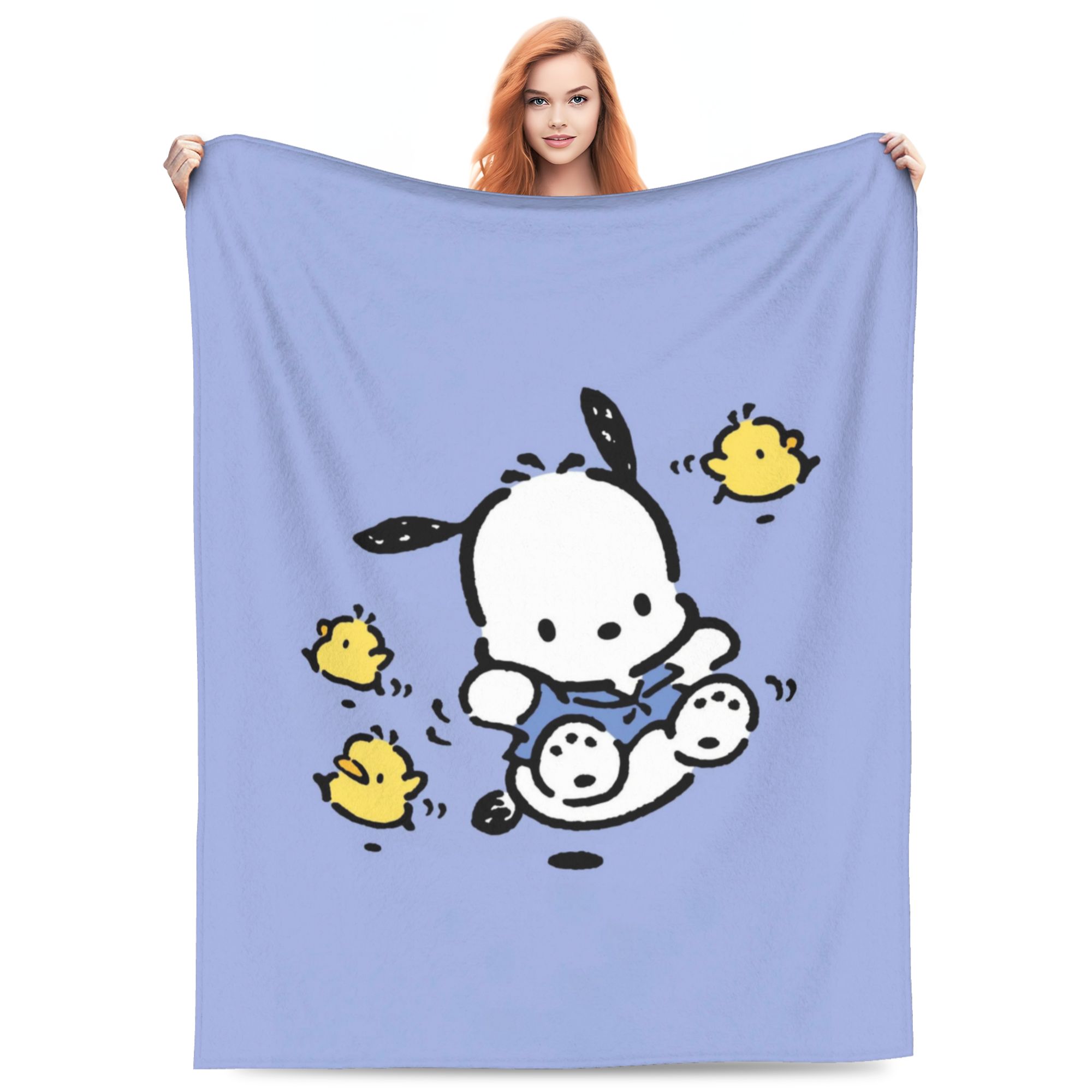 Pochacco 3D Printing Blanket, Lightweight Throw Blankets Flannel ...