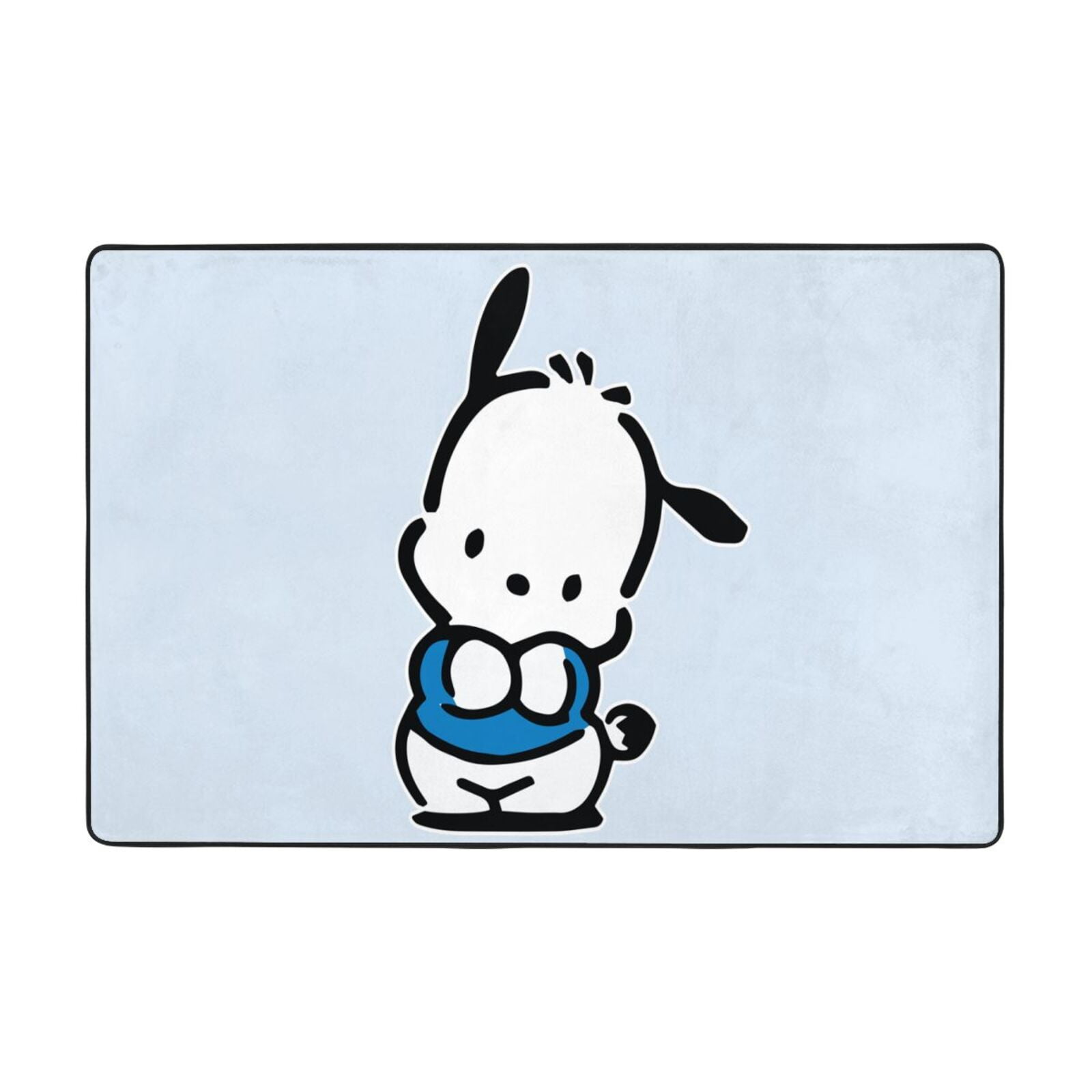 Pochacco Area Rugs Kid Bedroom Soft Mat Carpet Non-Slip Washable Bath ...