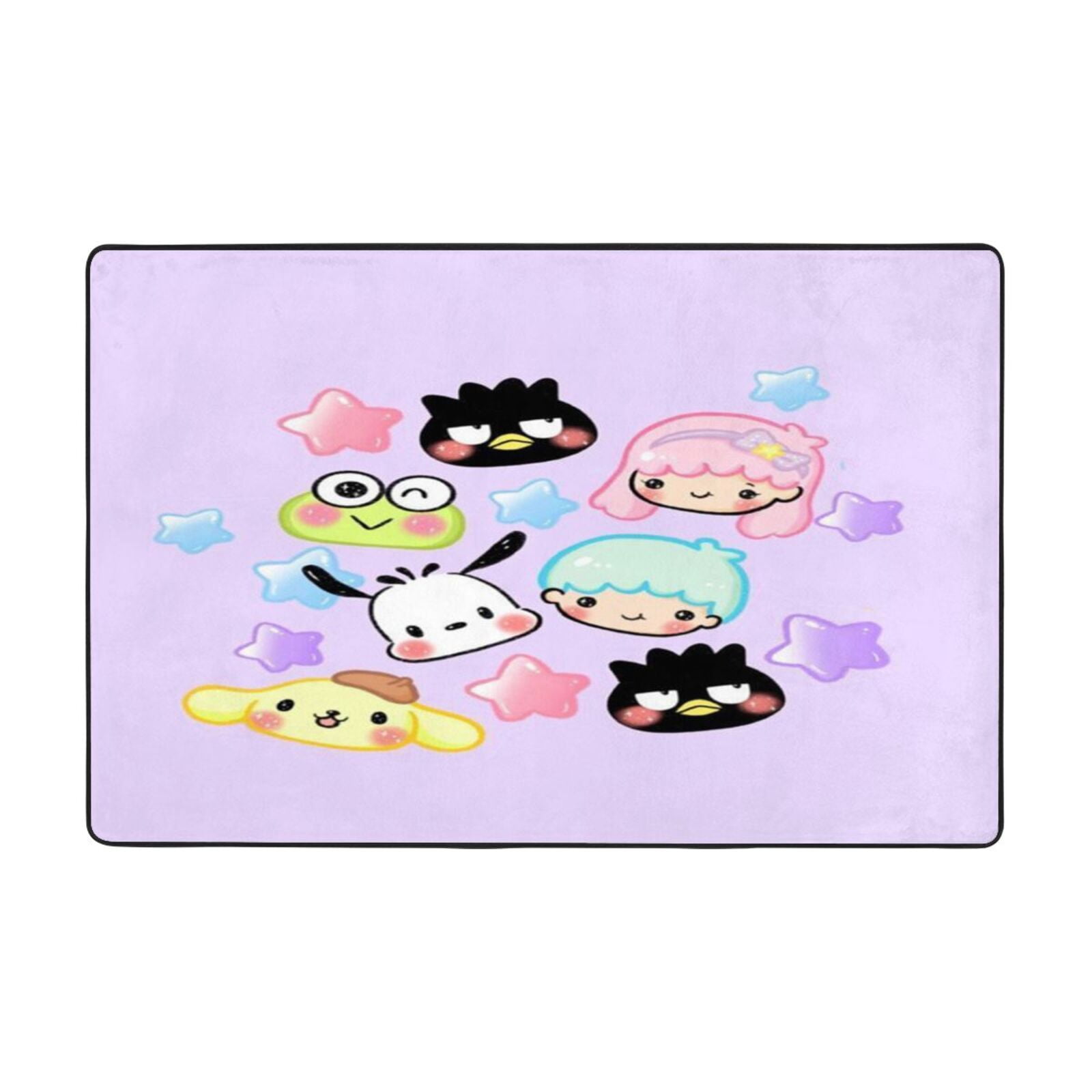 Pochacco Area Rugs Kid Bedroom Soft Mat Carpet Non-Slip Washable Bath ...