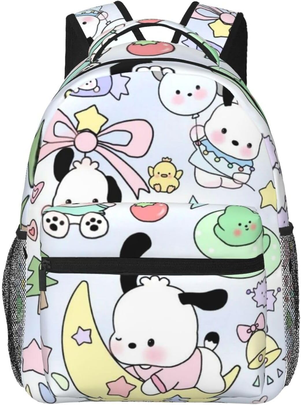 Pochacco Backpack Cute Cartoon Kawaii Puppy Backpack Casual Daypack ...