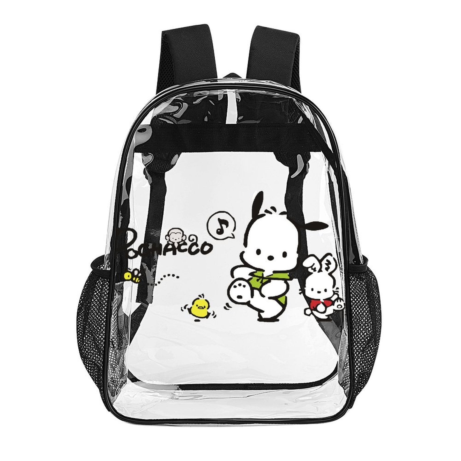 Pochacco Backpack Transparent Bags Clear backpack Pochacco Merch ...