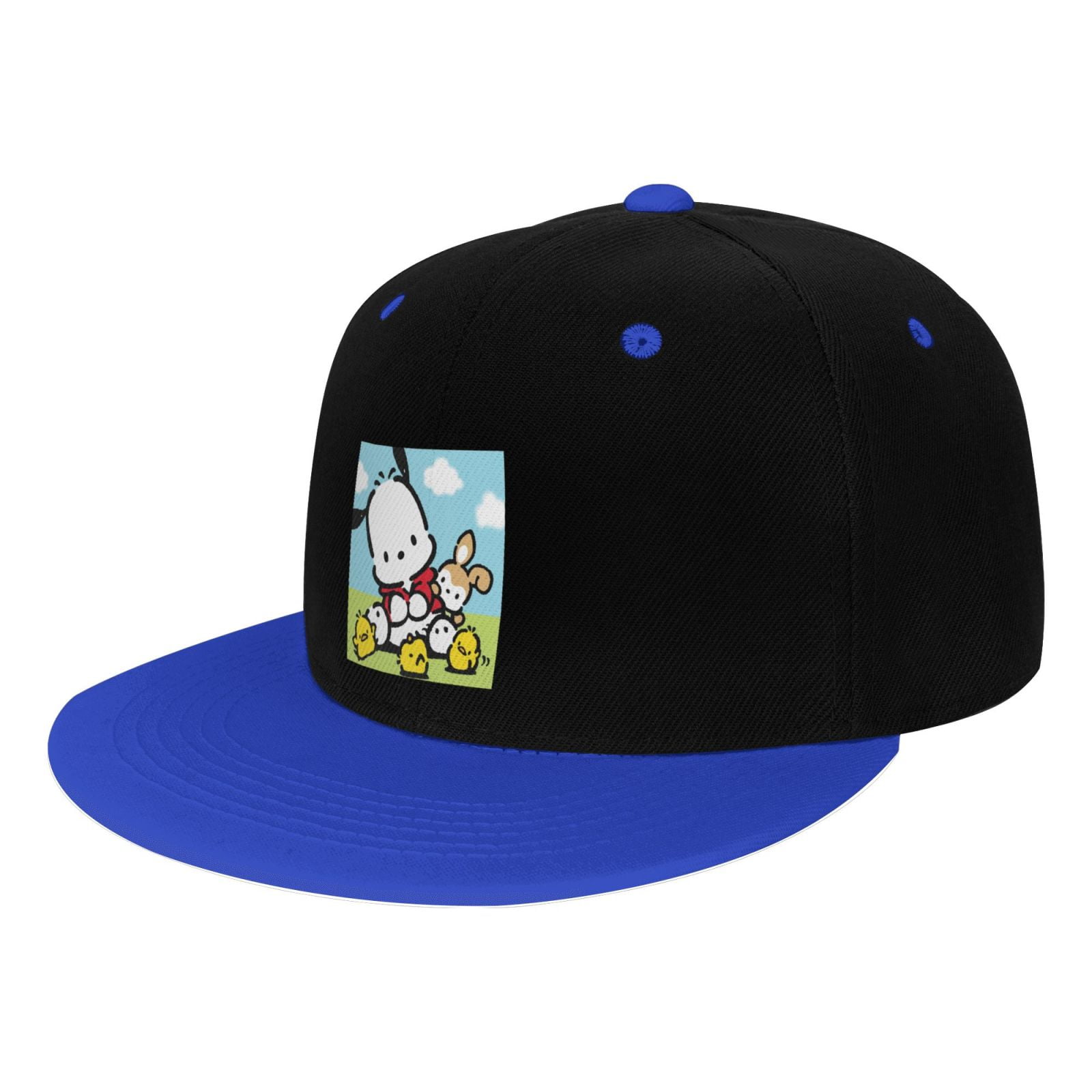 Pochacco Classic Snapback Hat Hip Hop Caps Style Flat Bill Blank ...