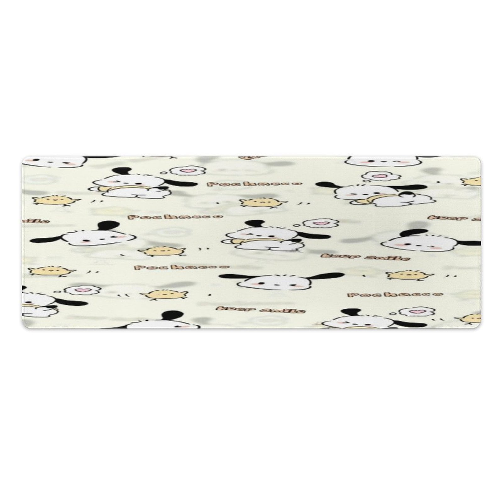 Pochacco Computer Mouse Mat with Anti-Slip Rubber Base Anti-Fray ...