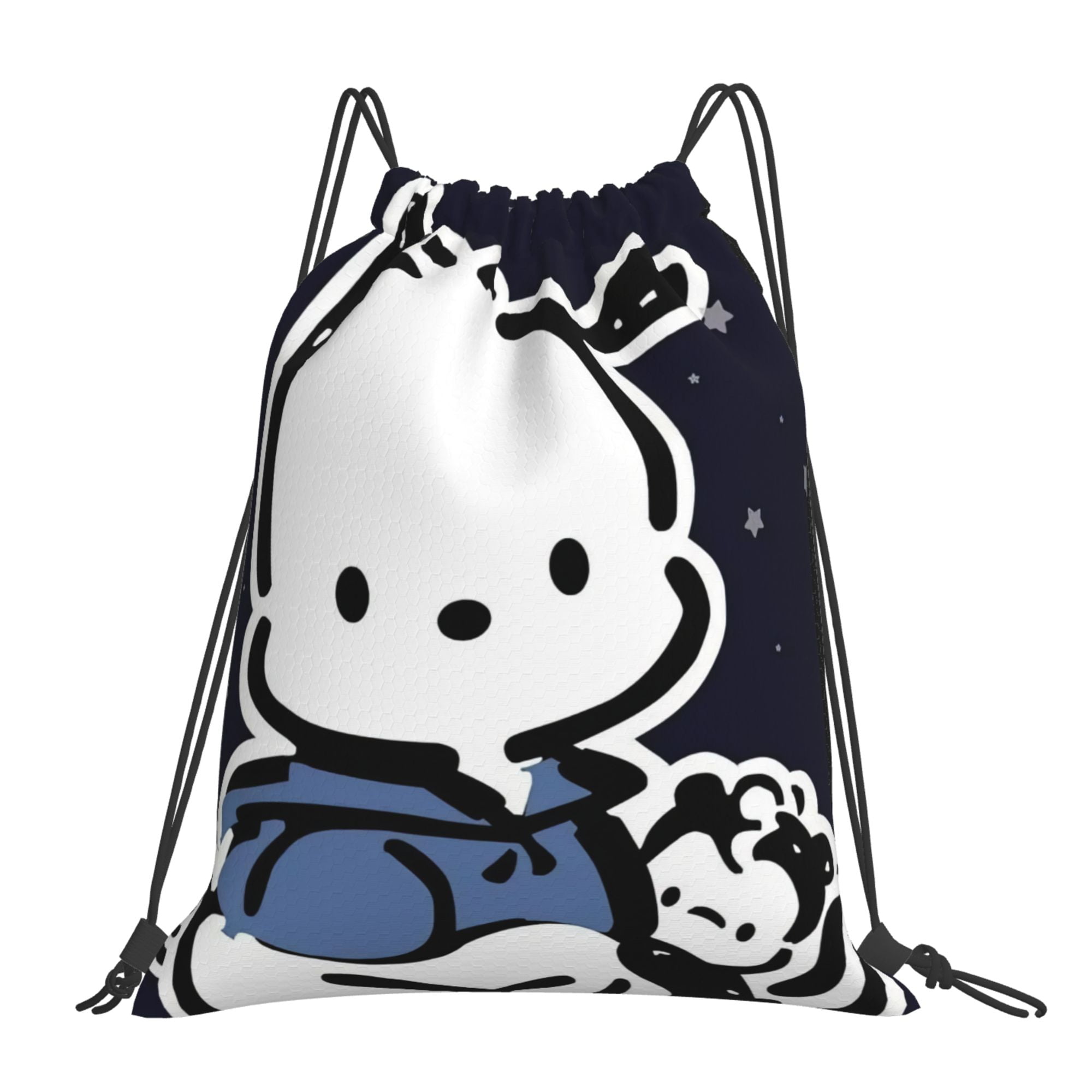 Pochacco Drawstring Bags, Simple Casual Drawstring Sling Bag ...
