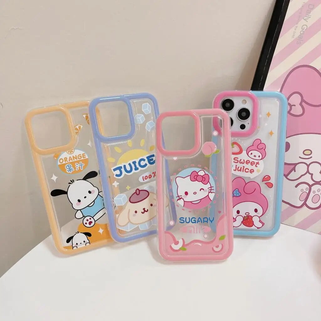 Pochacco Hello Kitty Melody PomPomPurin Sanrio Phone Case For iPhone 7 ...
