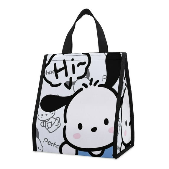 Pochacco Insulated Lunch Bag Lunch Box Container Bag Reusable Lunch ...