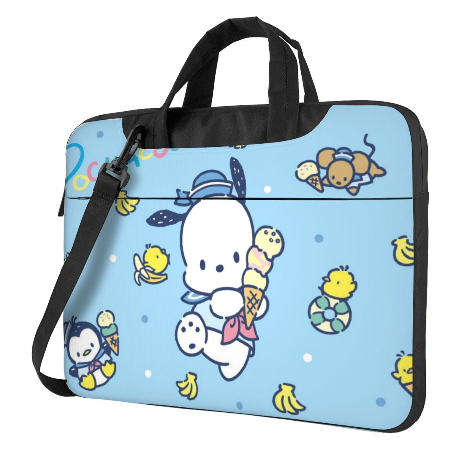 Pochacco Laptop Bag, 13 inch Computer Bag Messenger Shoulder Bag ...