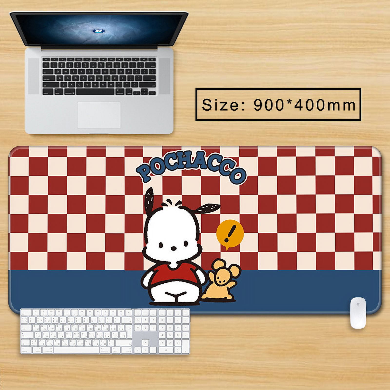 Pochacco Large Mouse Pad Cartoon Anti-Slip Keyboard Pad Laptop Desk Pad ...