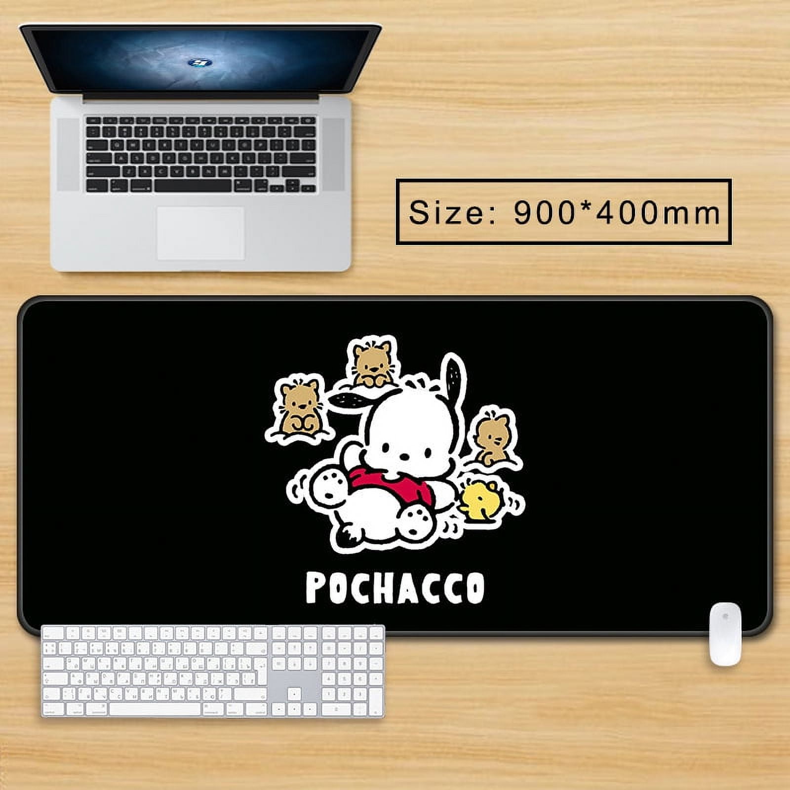 Pochacco Large Mouse Pad Cartoon Anti-Slip Keyboard Pad Laptop Desk Pad ...