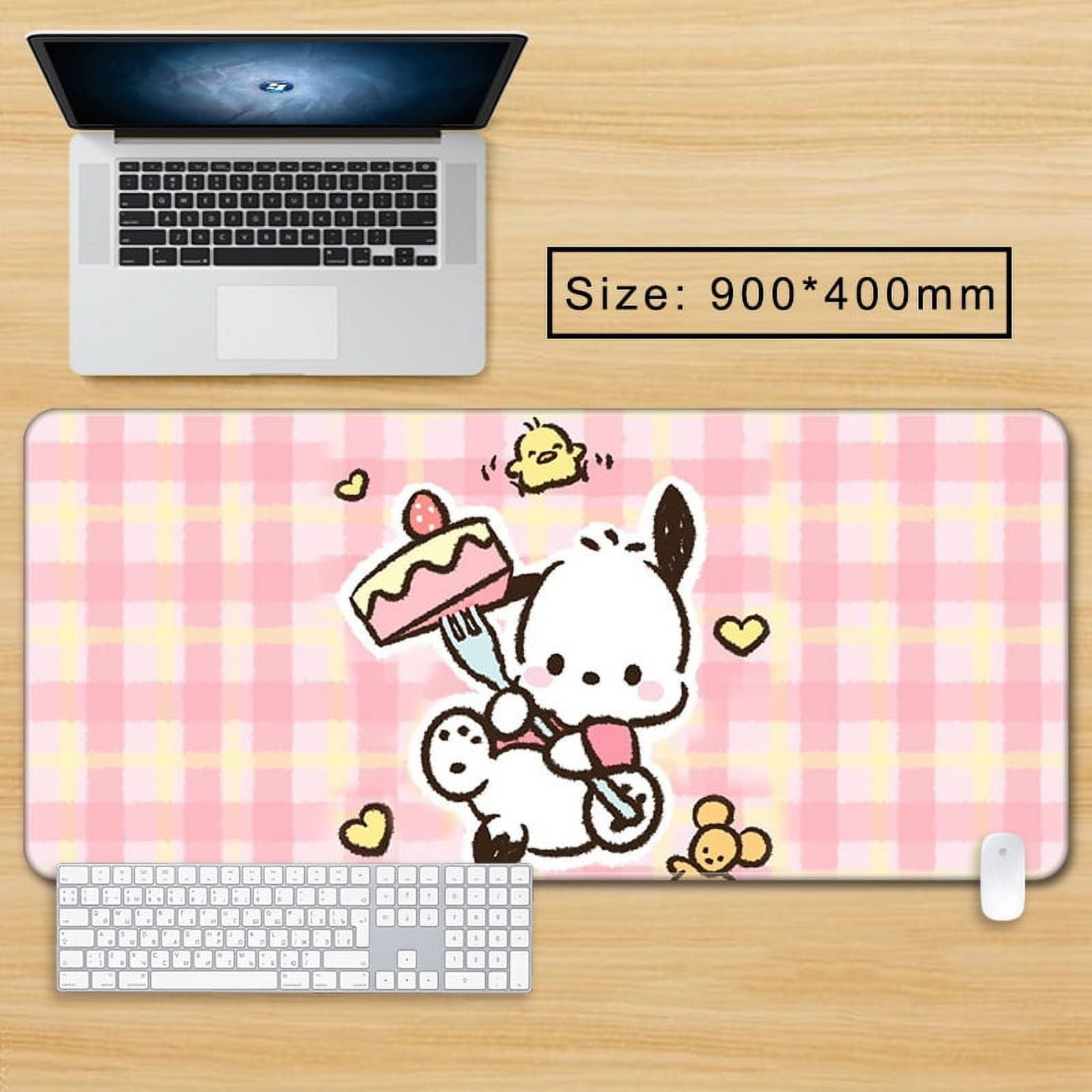 Pochacco Large Mouse Pad Cartoon Anti-Slip Keyboard Pad Laptop Desk Pad ...