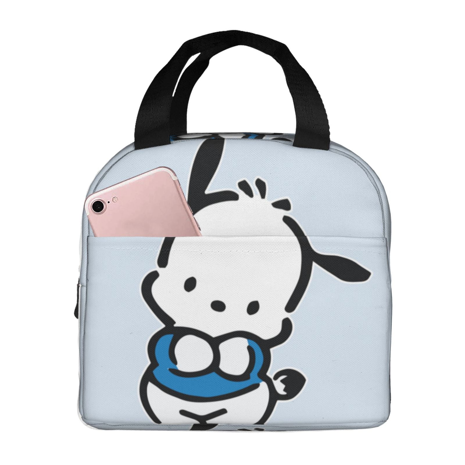 Pochacco Lunch Bag Cute Lunch Box Insulated Reusable Large Capacity ...