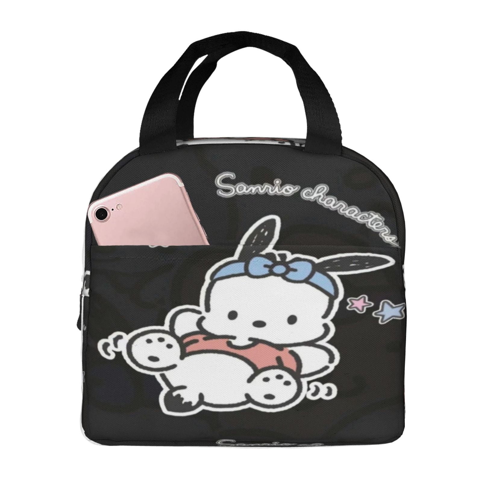 Pochacco Lunch Bag Cute Lunch Box Insulated Reusable Large Capacity ...