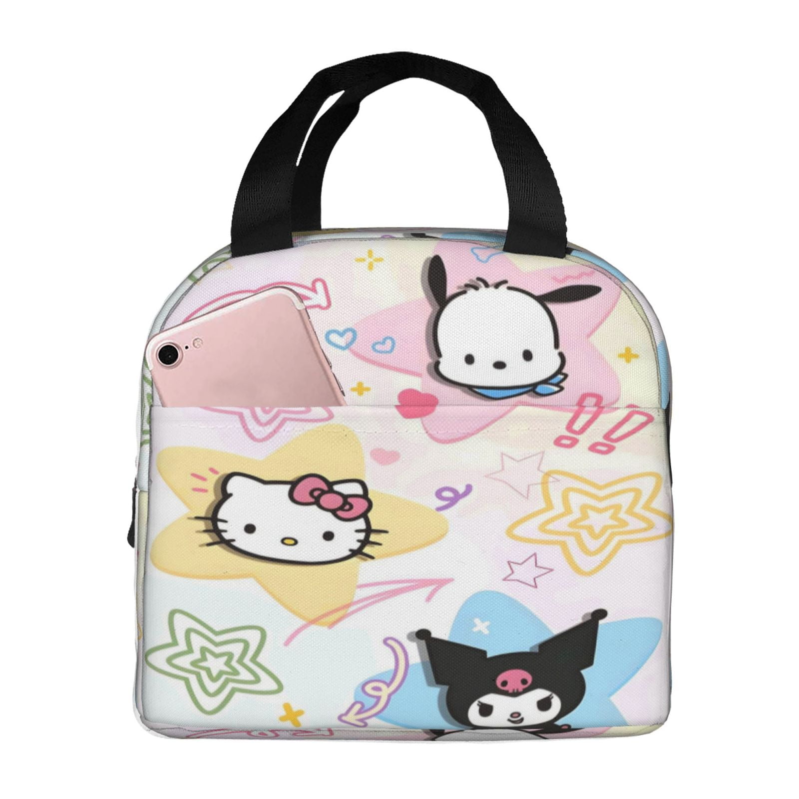 Pochacco Lunch Bag Cute Lunch Box Insulated Reusable Large Capacity ...