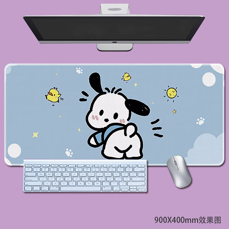 Pochacco Mouse Pad Oversized Cute Cartoon Sanrio Office Computer ...