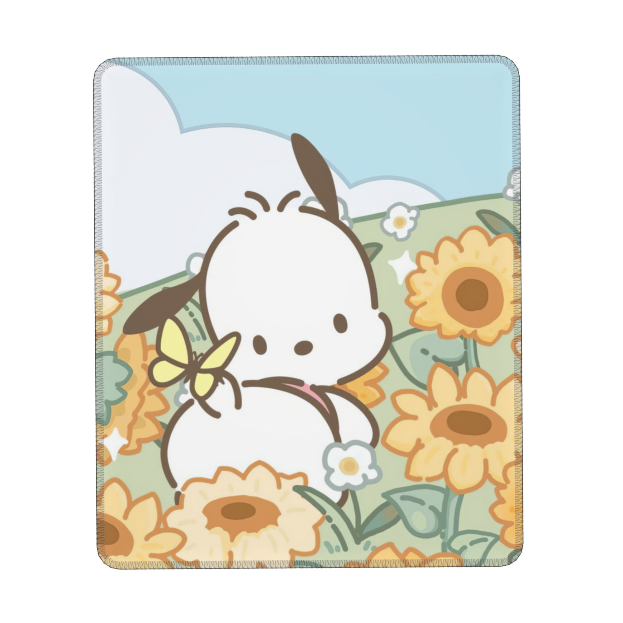 Pochacco Rubber Lock Edge Mouse Pad (Vertical) Office Mouse Pad Home ...
