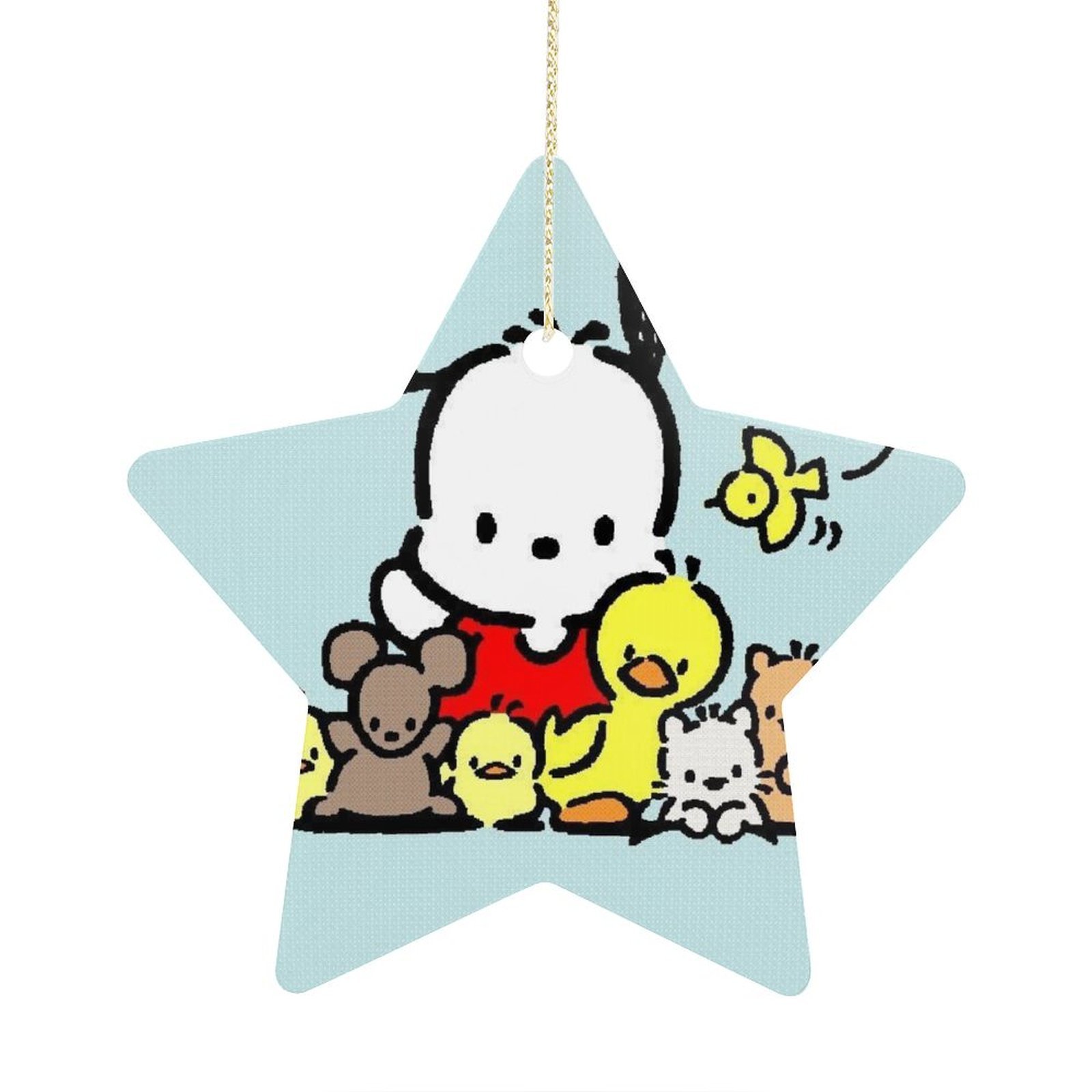 Pochacco Star Christmas Ornament, Stars Christmas Decoration, Christmas ...