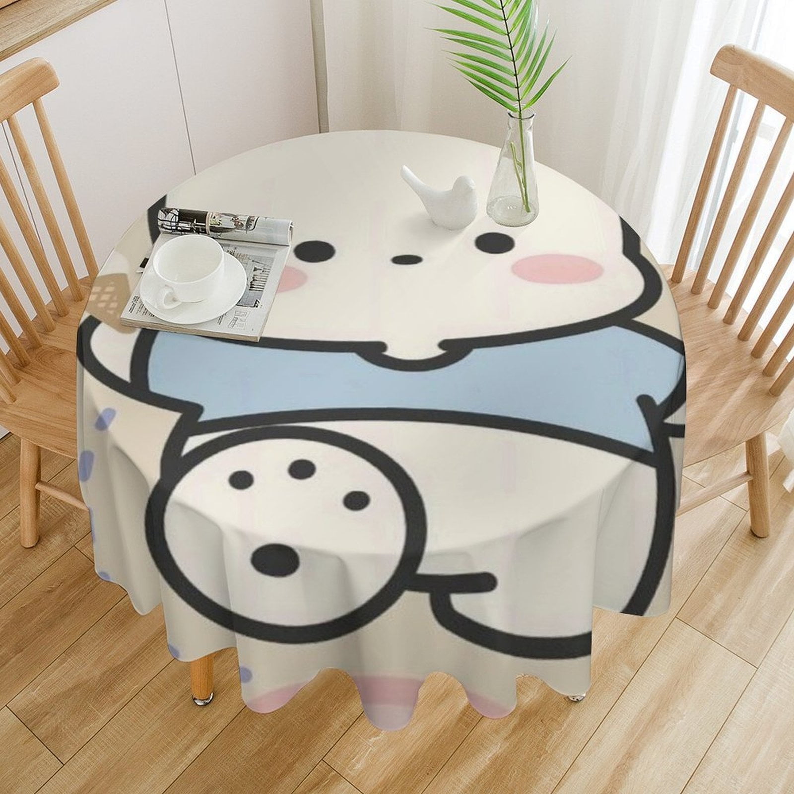 Pochacco Tablecloth Anime for Dining Table Picnic Gift 60x60in POCHACCO ...