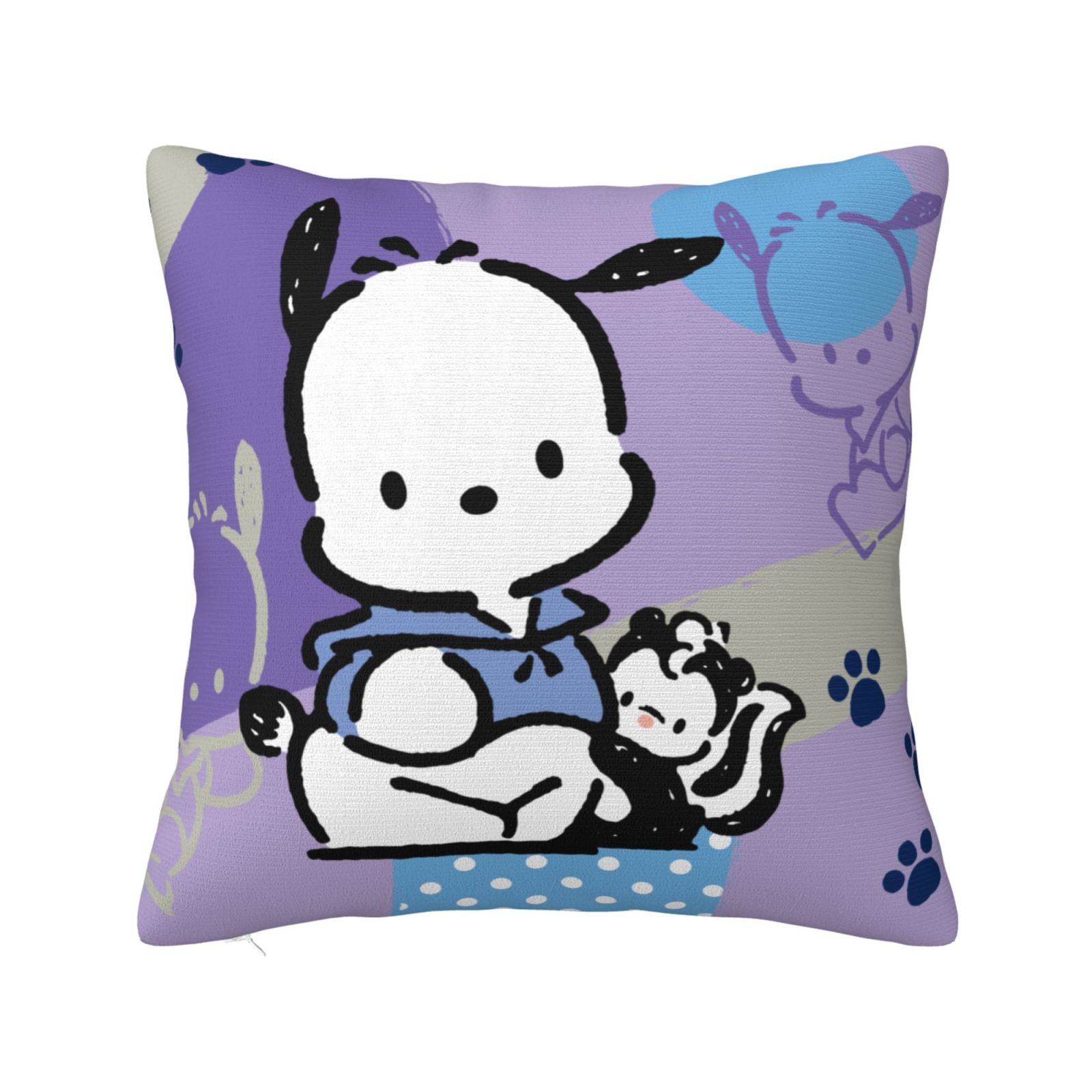 Pochacco Throw Pillow Cover Decoration Pillow Case Cushion for Home ...