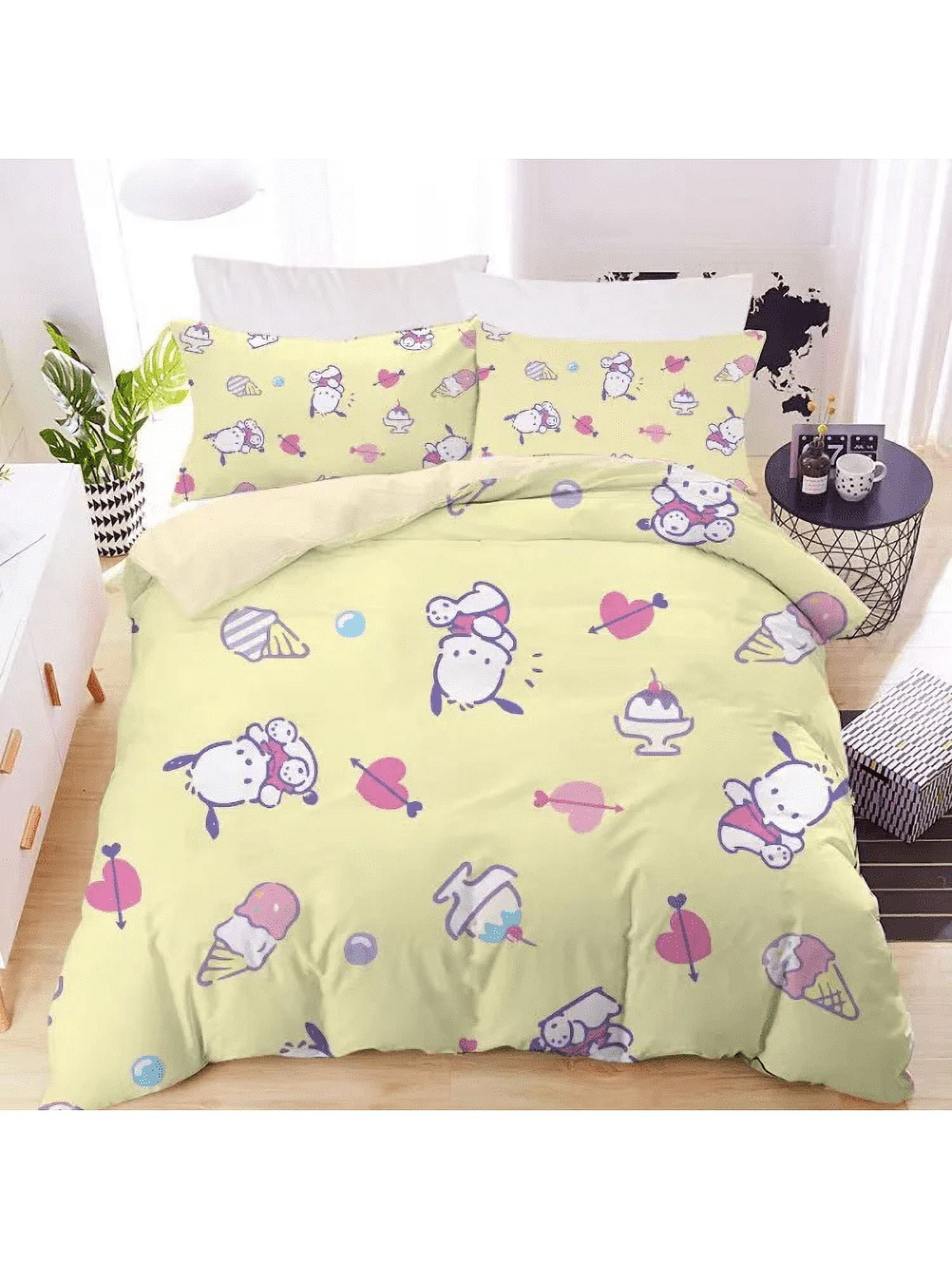 Pochacco new Quilt Cover Four-piece Student Dormitory Single Anime ...