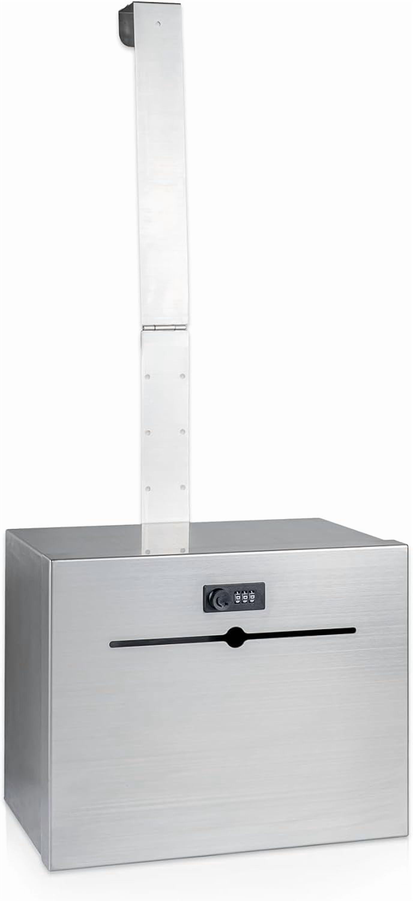 Pochar Over-the-Door Dropox, Stainless Steel Door Drop Box with Lock ...