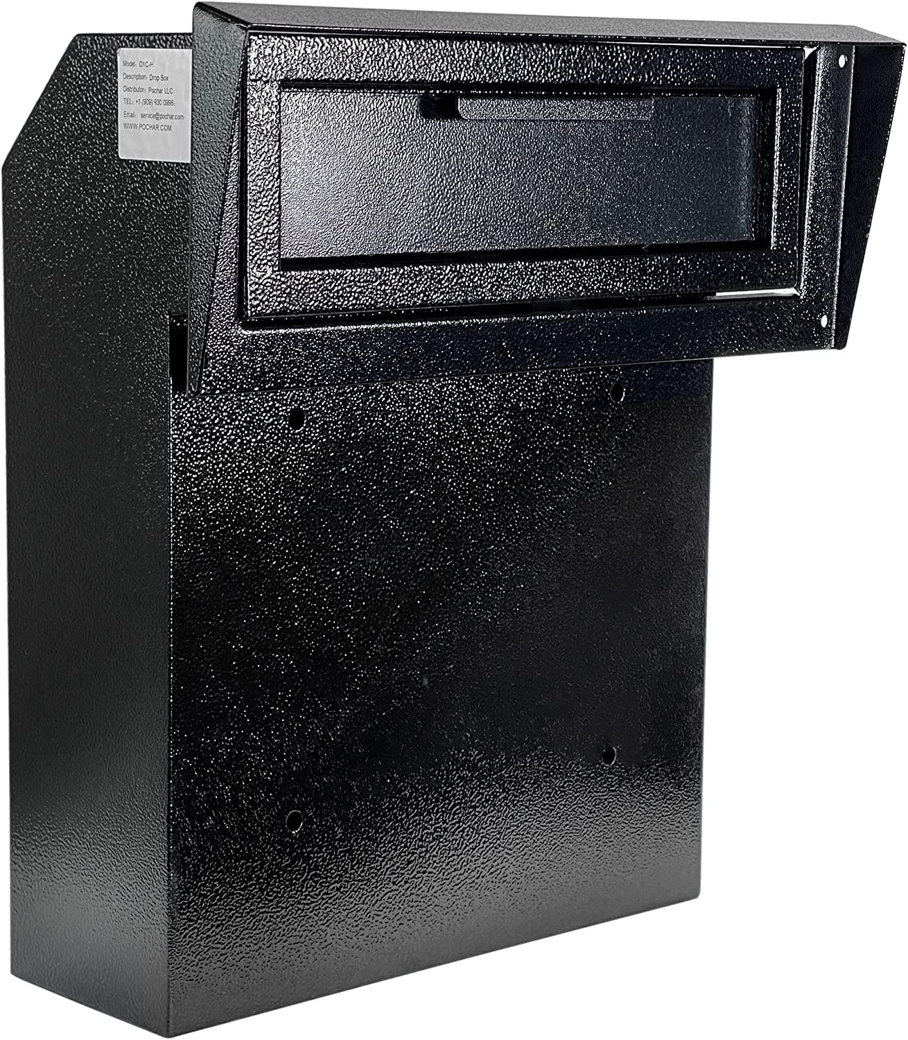 Pochar Rainproof Heavy Duty Mailbox Door Drop Box - Galvanized Steel ...