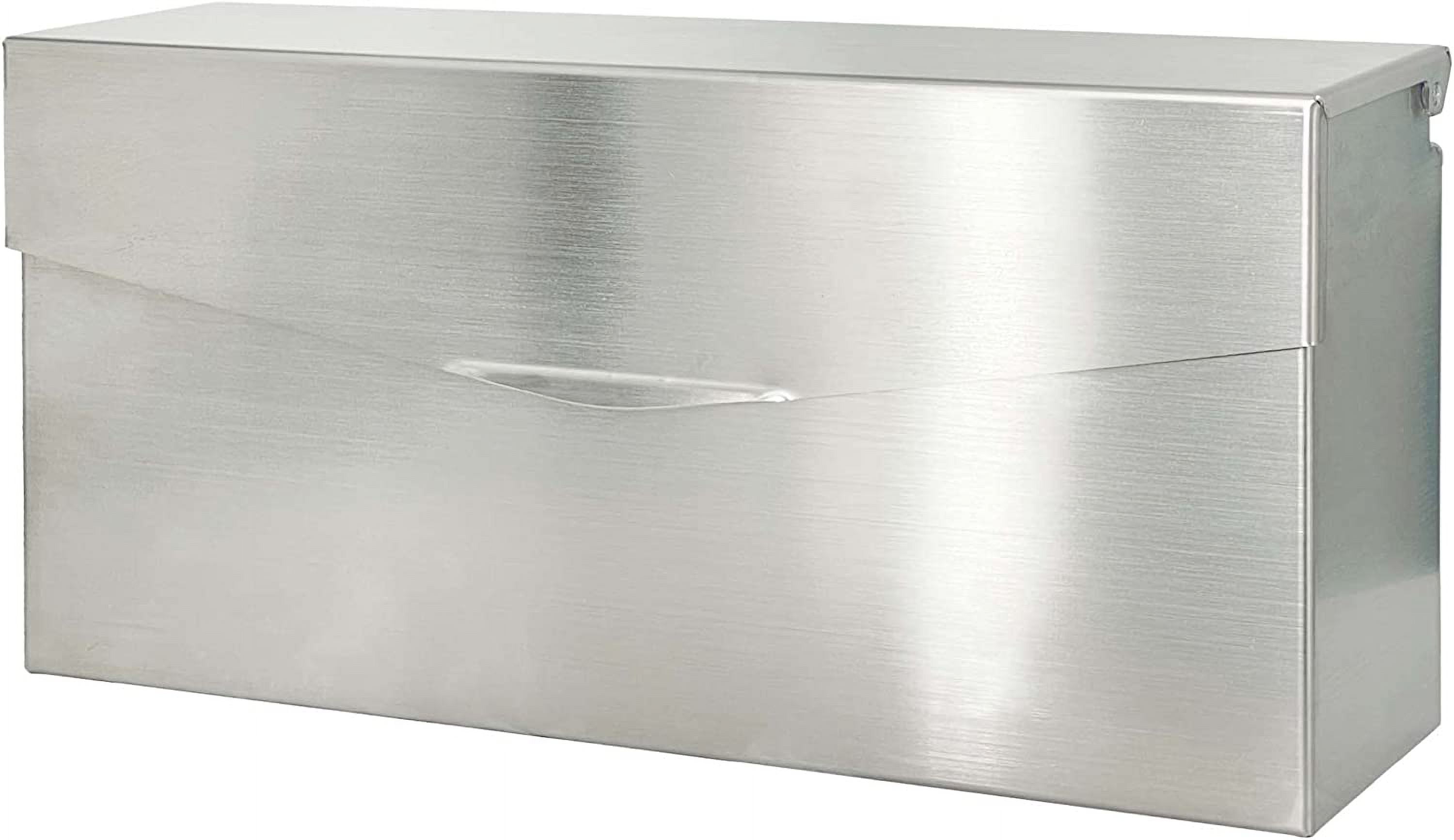 Pochar Rainproof Stainless Steel Mailbox for Walls, Heavy Duty Wall ...