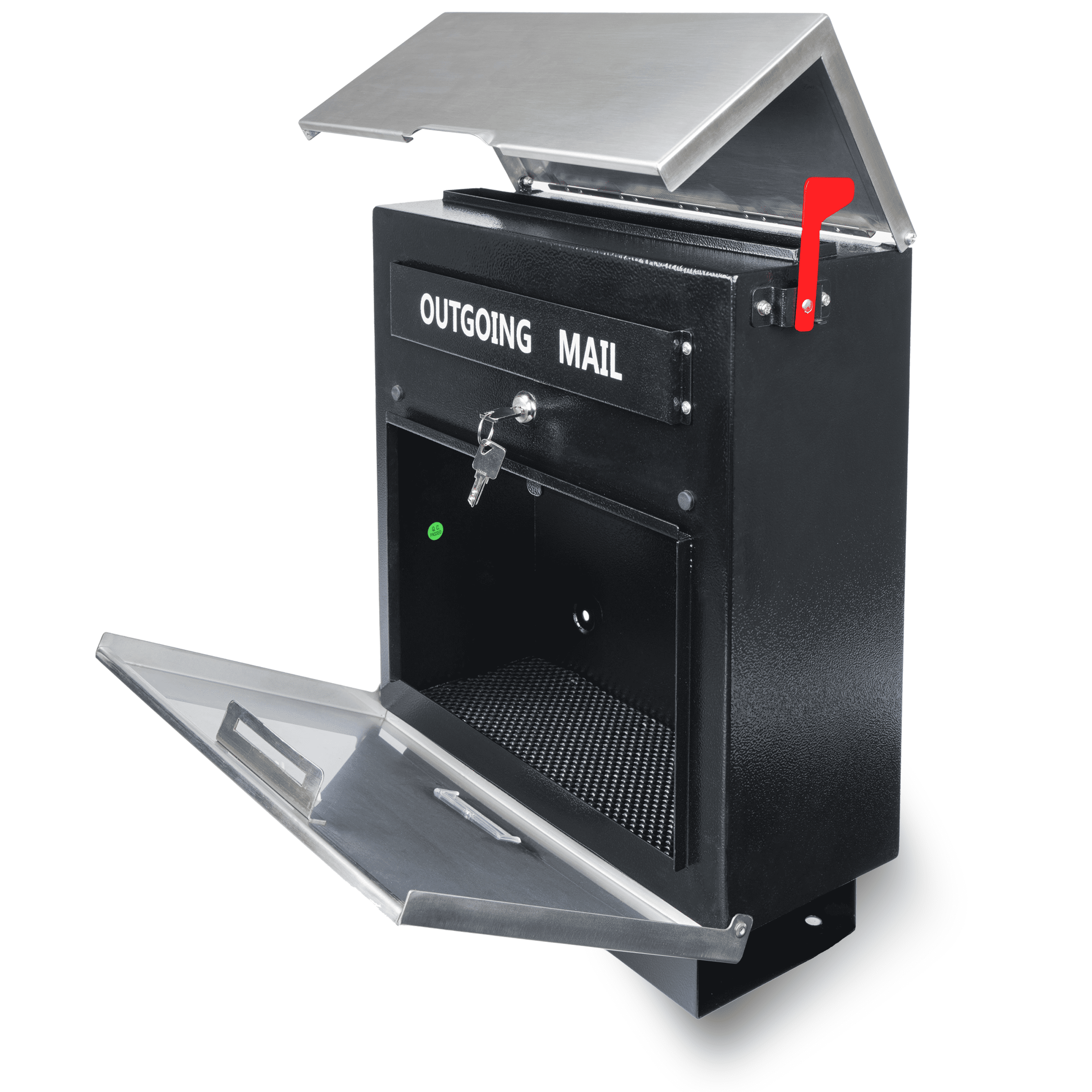 Pochar Stainless Steel Mailbox for Walls, Heavy Duty Wall Mounted ...