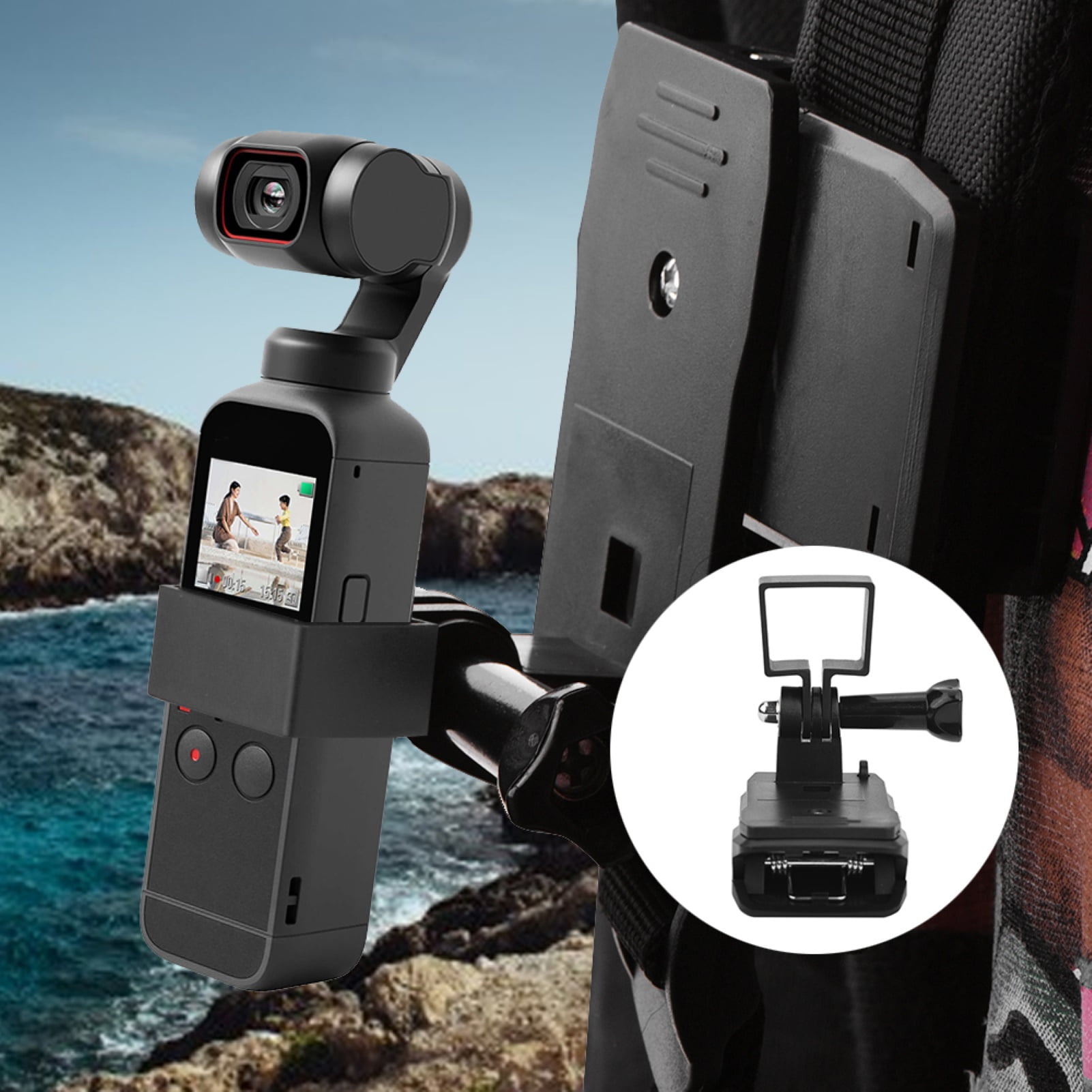 Pocket 2 Mount Tripod Backpack Clip Accessories for DJI Pocket 2/OSMO ...
