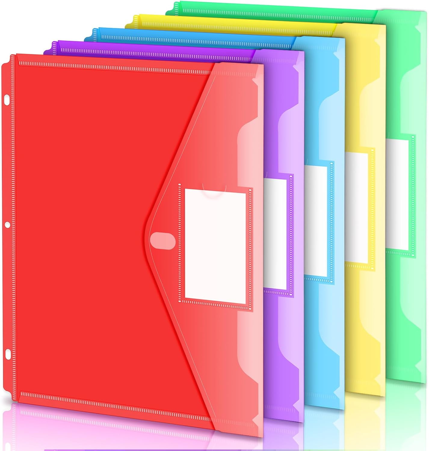 Pocket, 24 Pack Super Heavyweight Poly Binder Pocket with Tight Closure ...