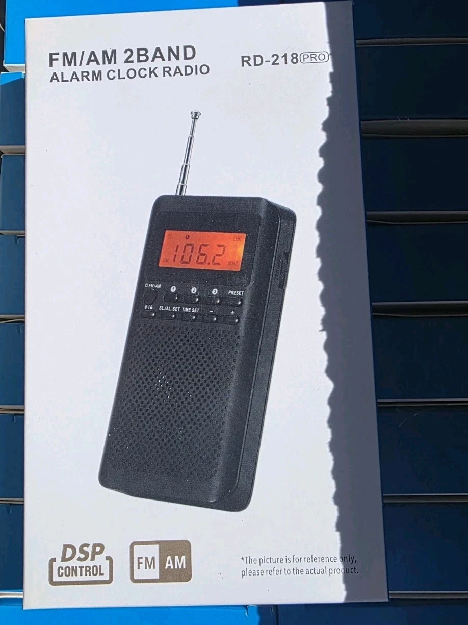 Pocket Am Fm Radio Auto-Search Emergency Receiver Battery Operated ...