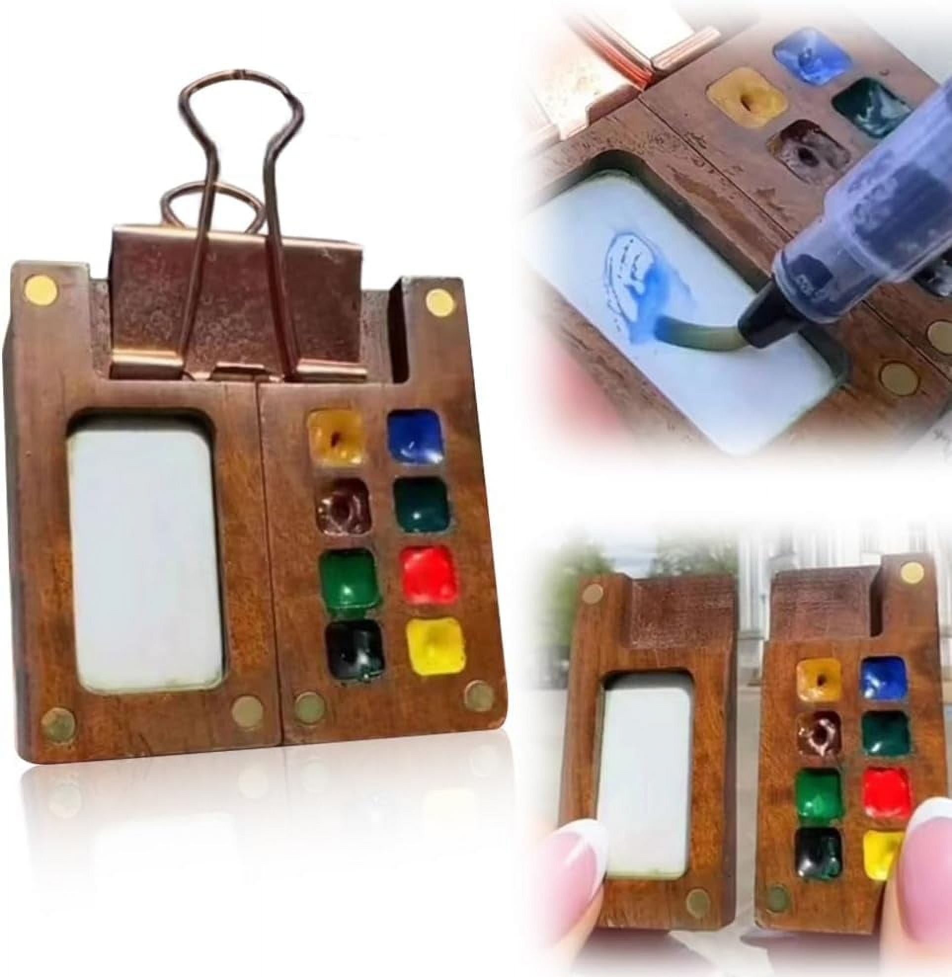 Pocket Artist Watercolor Travel Set, 2025 New Portable Paint Palette ...