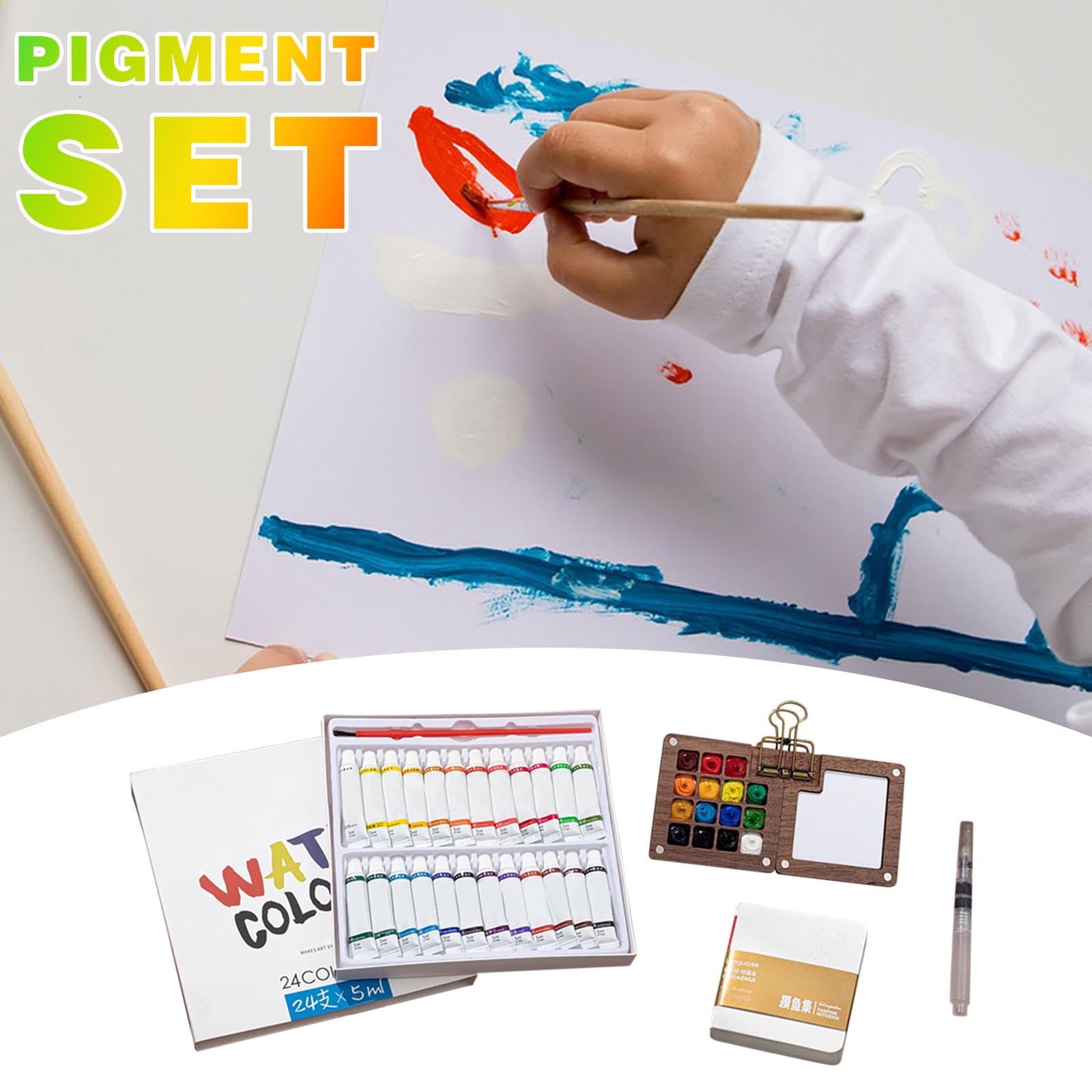 Pocket Artist Watercolor Travel Set, Drawing Board Paint Travel Kit ...