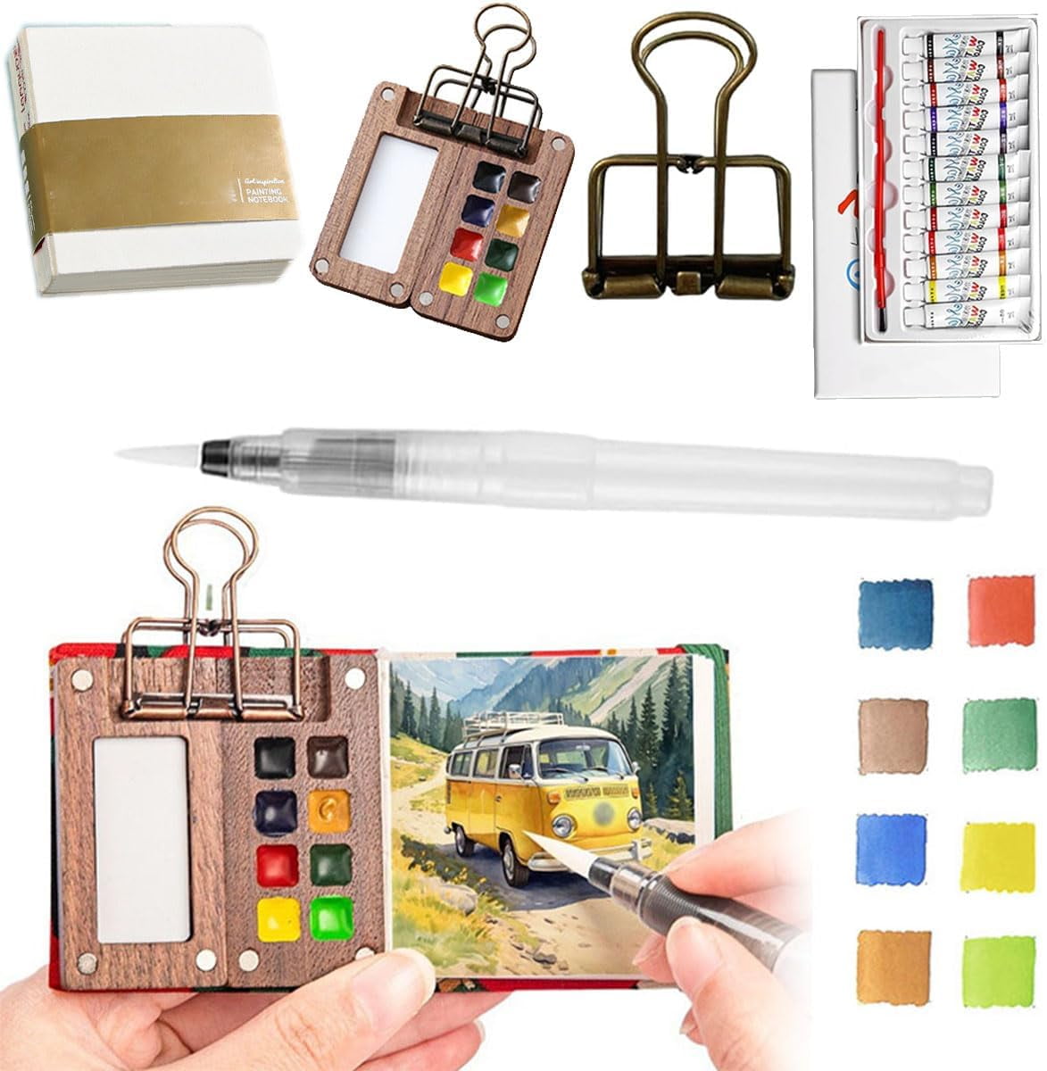Pocket Artist Watercolor Travel Set - Fourseasons Pocket Artist ...