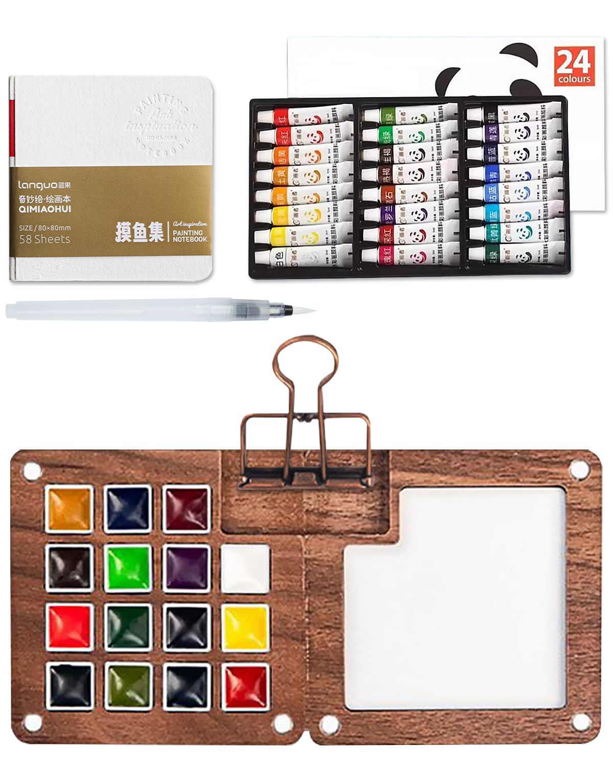 Pocket Artist Watercolor Travel Set, Travel AIS1 Paint Palette, Paint ...