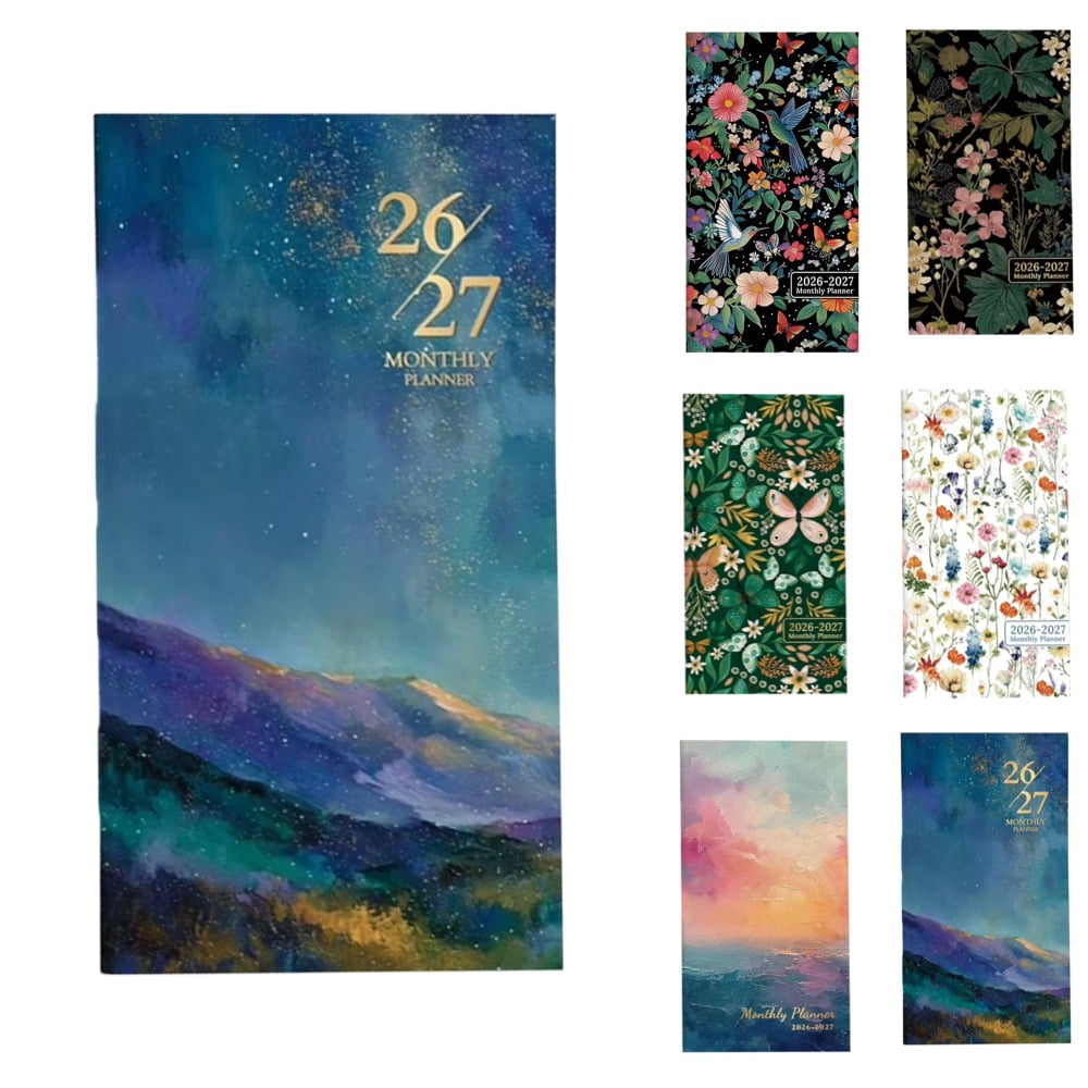 Pocket Calendar 2026-2027 for Purse, Two Year Monthly Planner Pocket ...