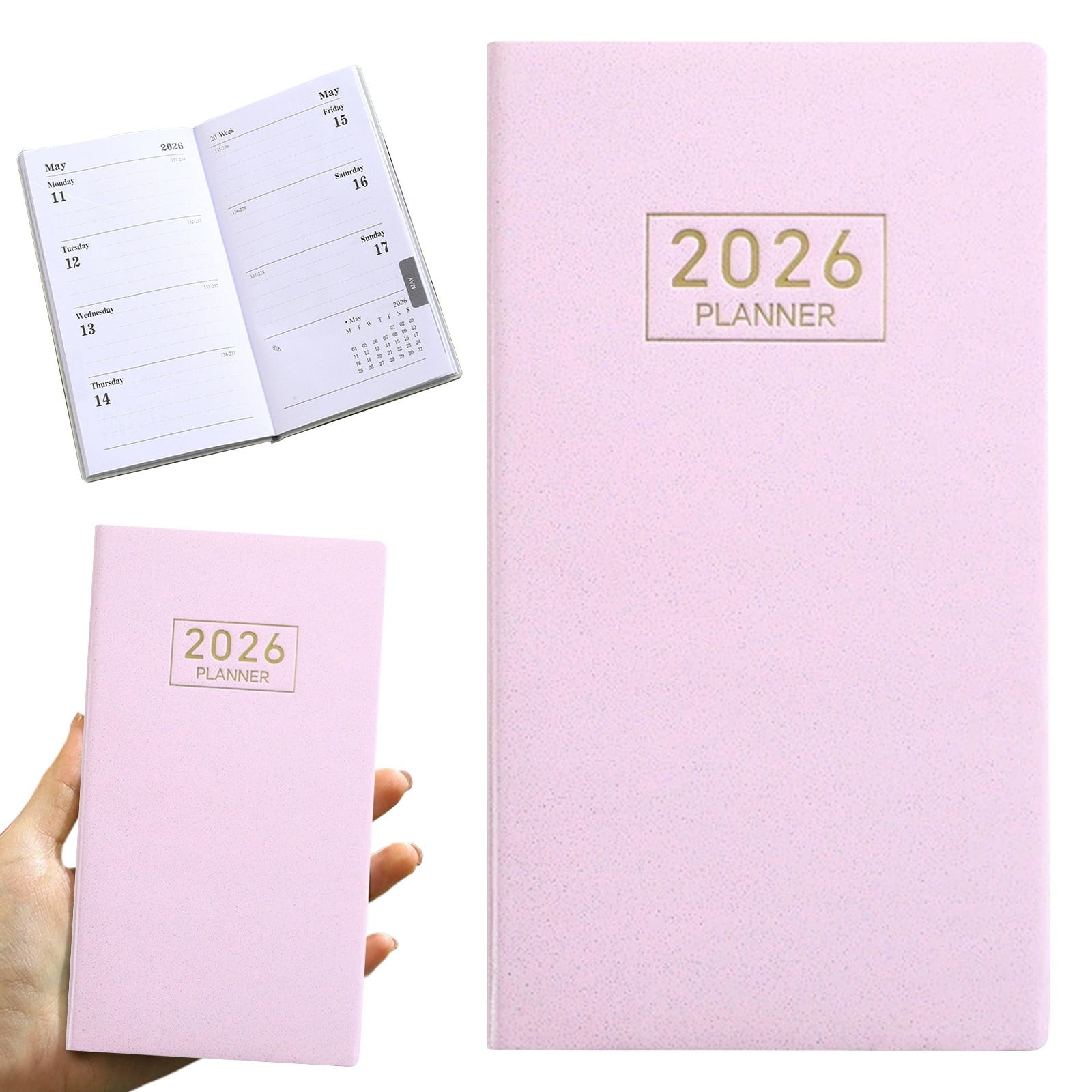 Pocket Calendar 2026, Pocket Calendar for Purse, Thin Calendar Book ...