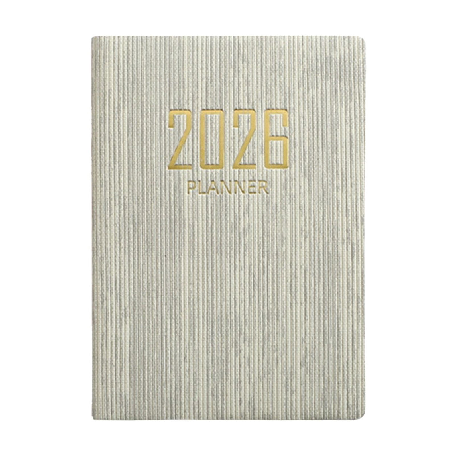 Pocket Calendar 2026 Pocket Planner Beige Mini Calendar Notebook ...