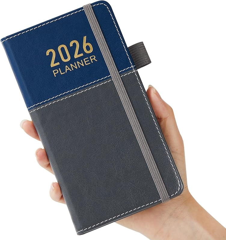 Pocket Calendar/Planner 2026,Mini Pocket Appointment Book 2026 with ...