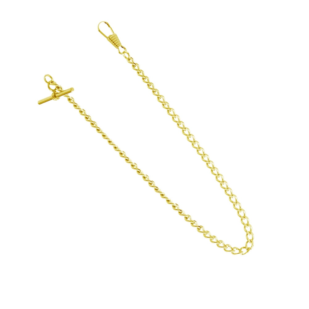 65cm Stylish Metal Pocket Watch Chains Vintage T bar Buckle Jeans Belt ...