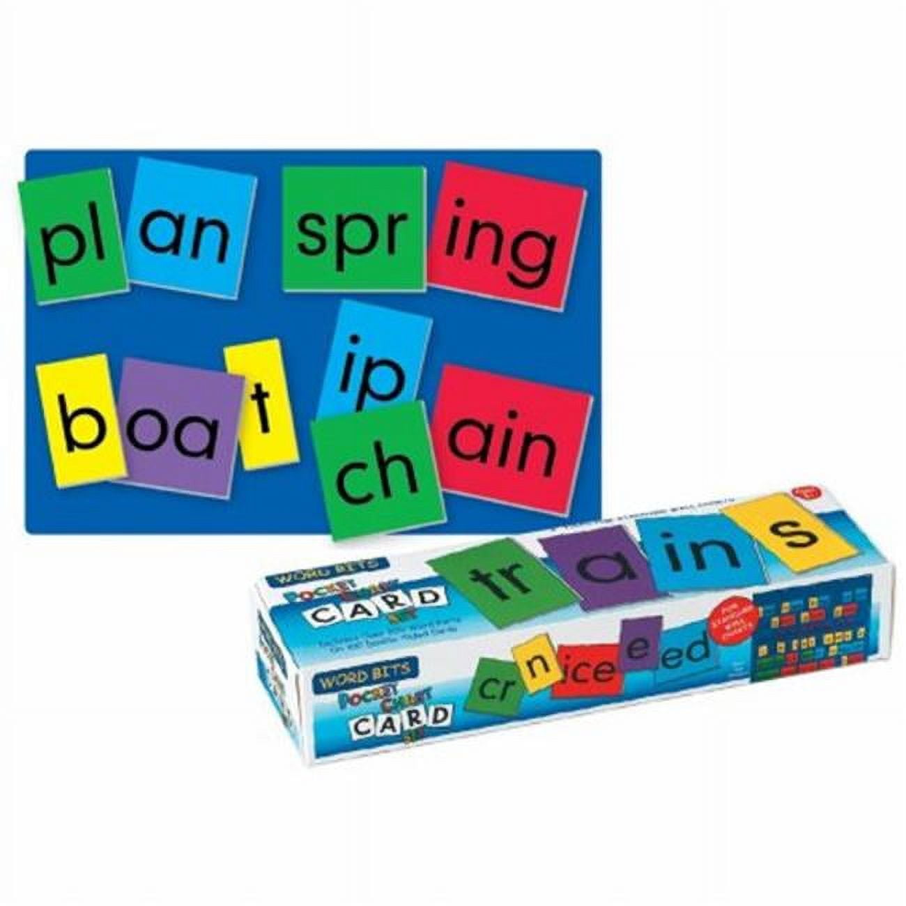 Pocket Chart Cards- Word Bits - Walmart.com