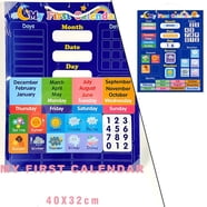 Learning Resources Teaching Calendar/Weather Pocket Chart for Preschool ...