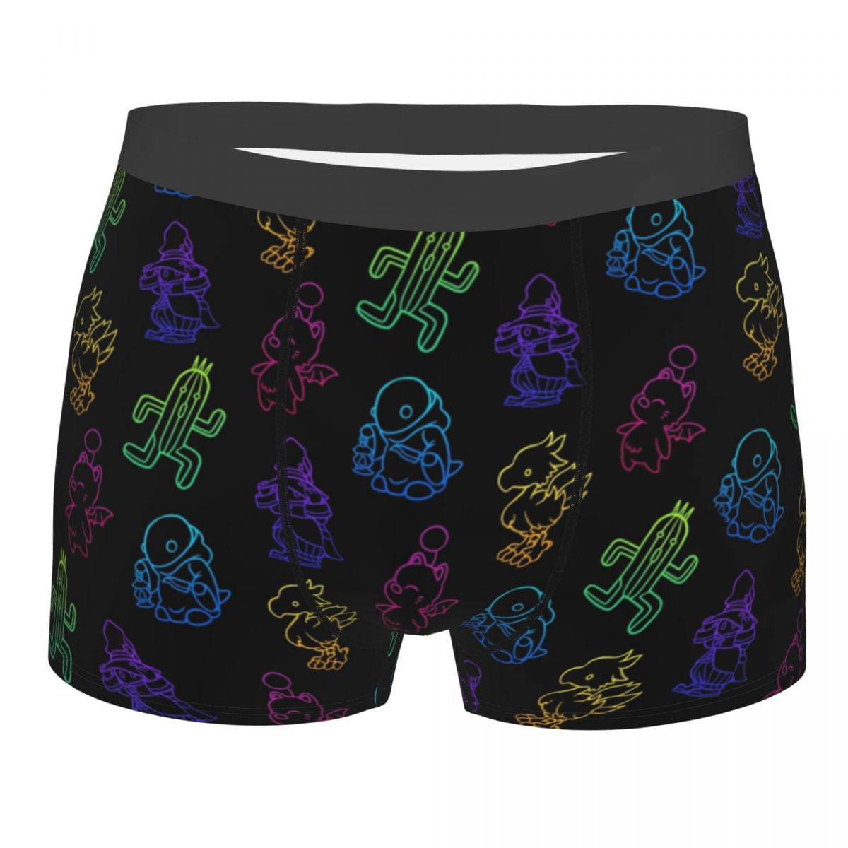 Pocket Chocobo Boxer Shorts For Homme 3D Printed Male Science Game ...