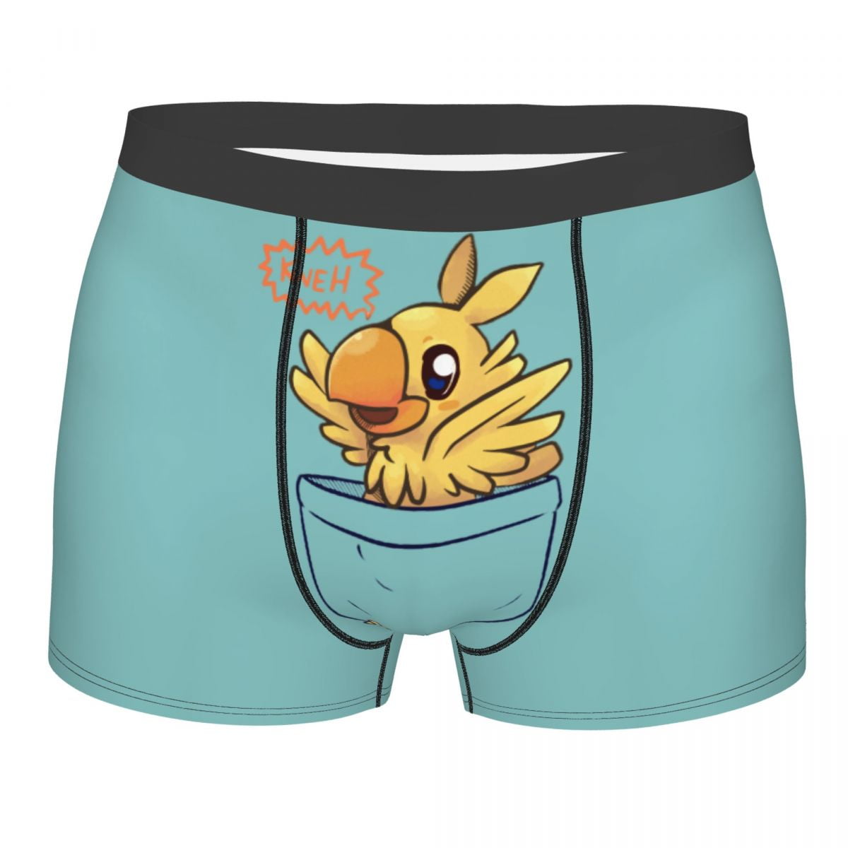 Pocket Chocobo Boxer Shorts For Homme 3D Printed Male Science Game ...
