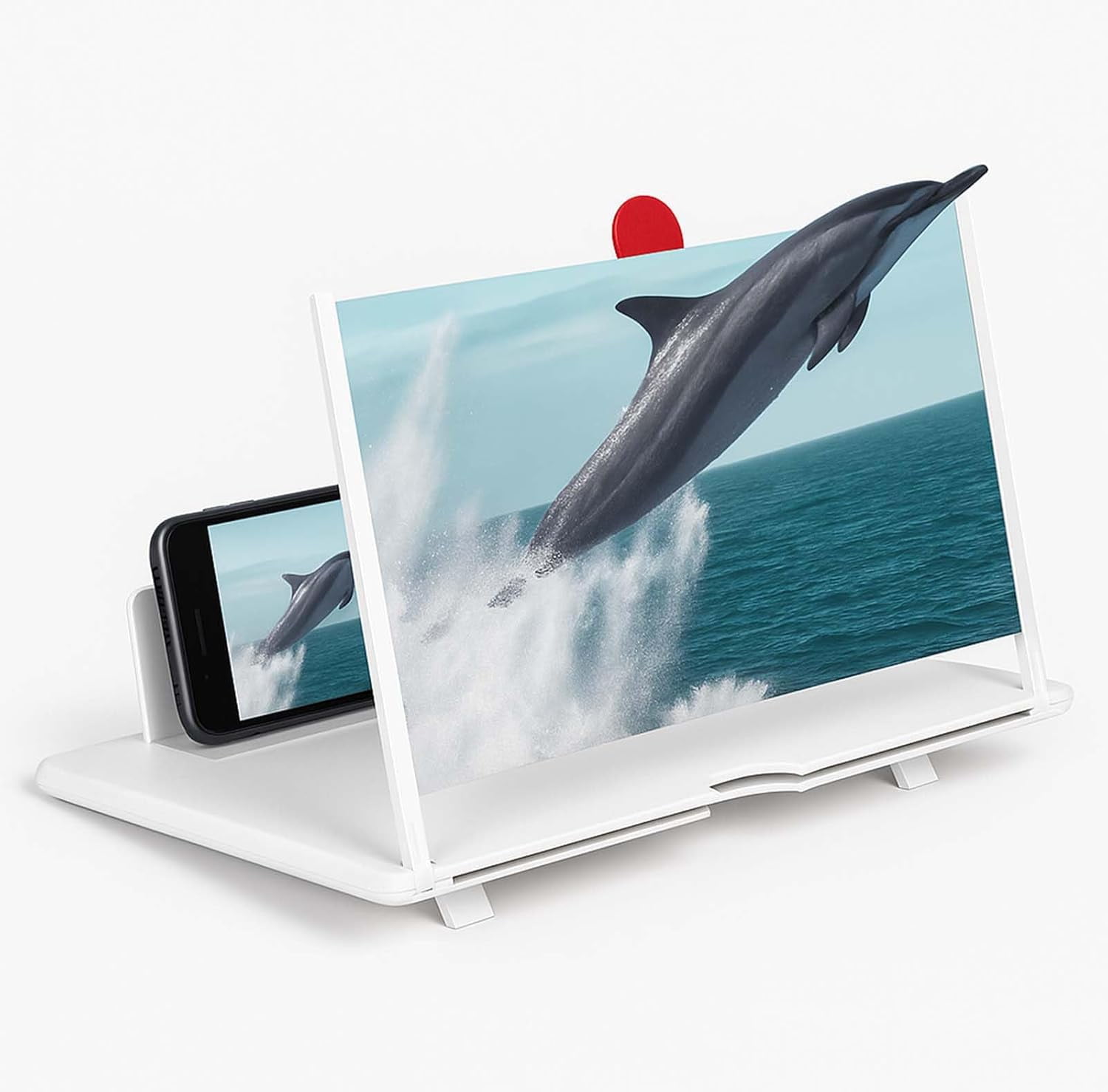 Pocket Cinema, 2026 Screen Magnifier New Version, 3D HD Projector Screen with Remote Control 10 ...