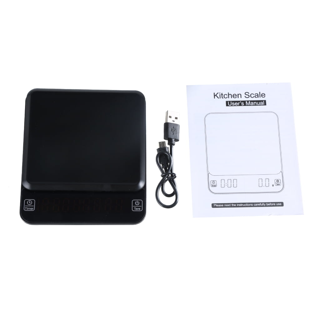 Pocket Coffee Scale With Accurate Tare And Timing, 3KG Capacity ...