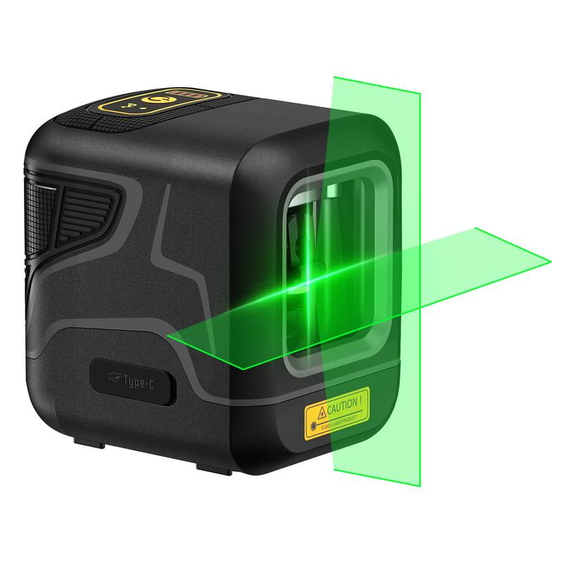 Pocket Cross Laser Level with 3D Coverage, New Green Diode Technology ...